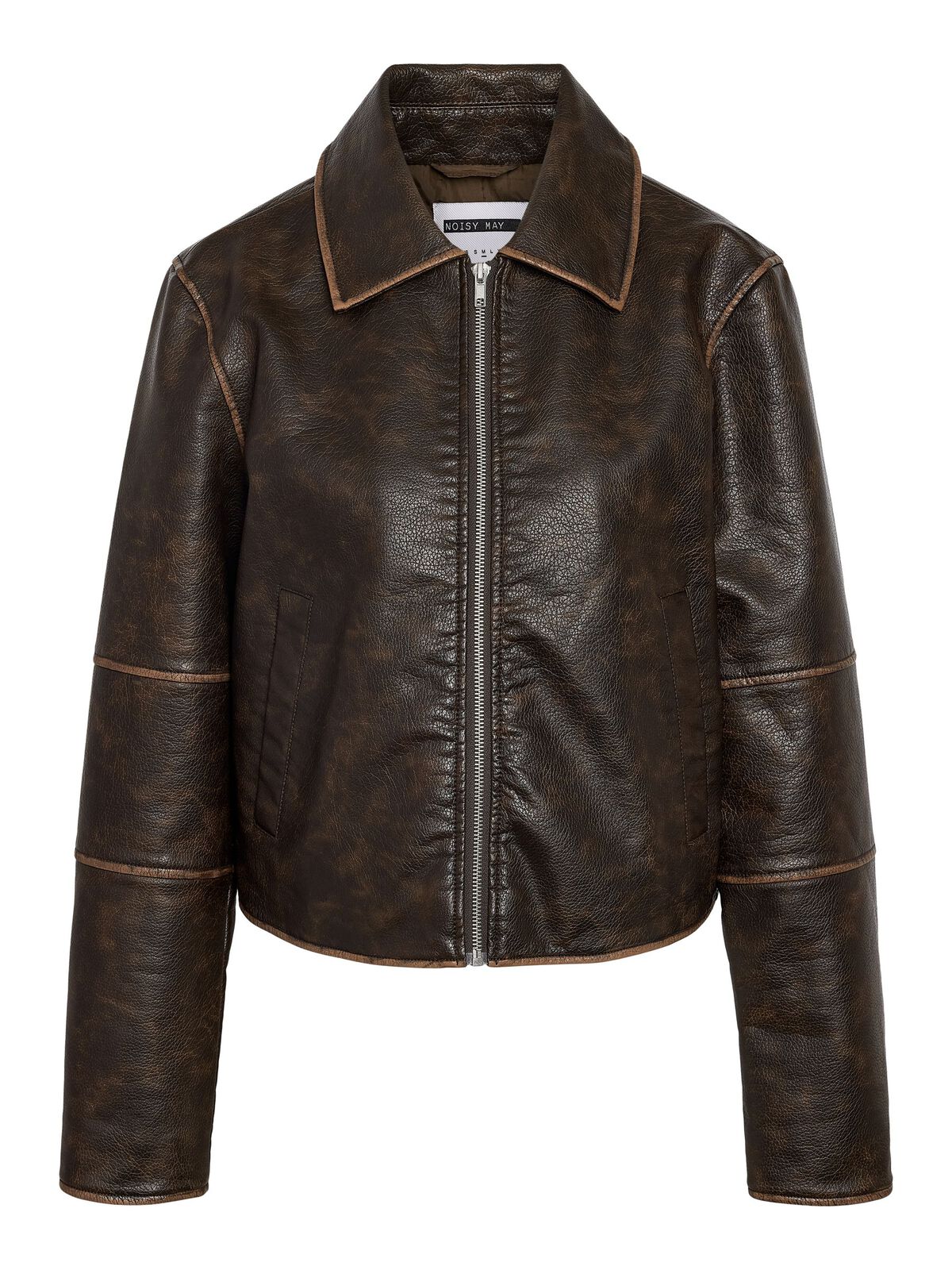 CHAQUETA DE POLIPIEL | Cafe | NOISY MAY®