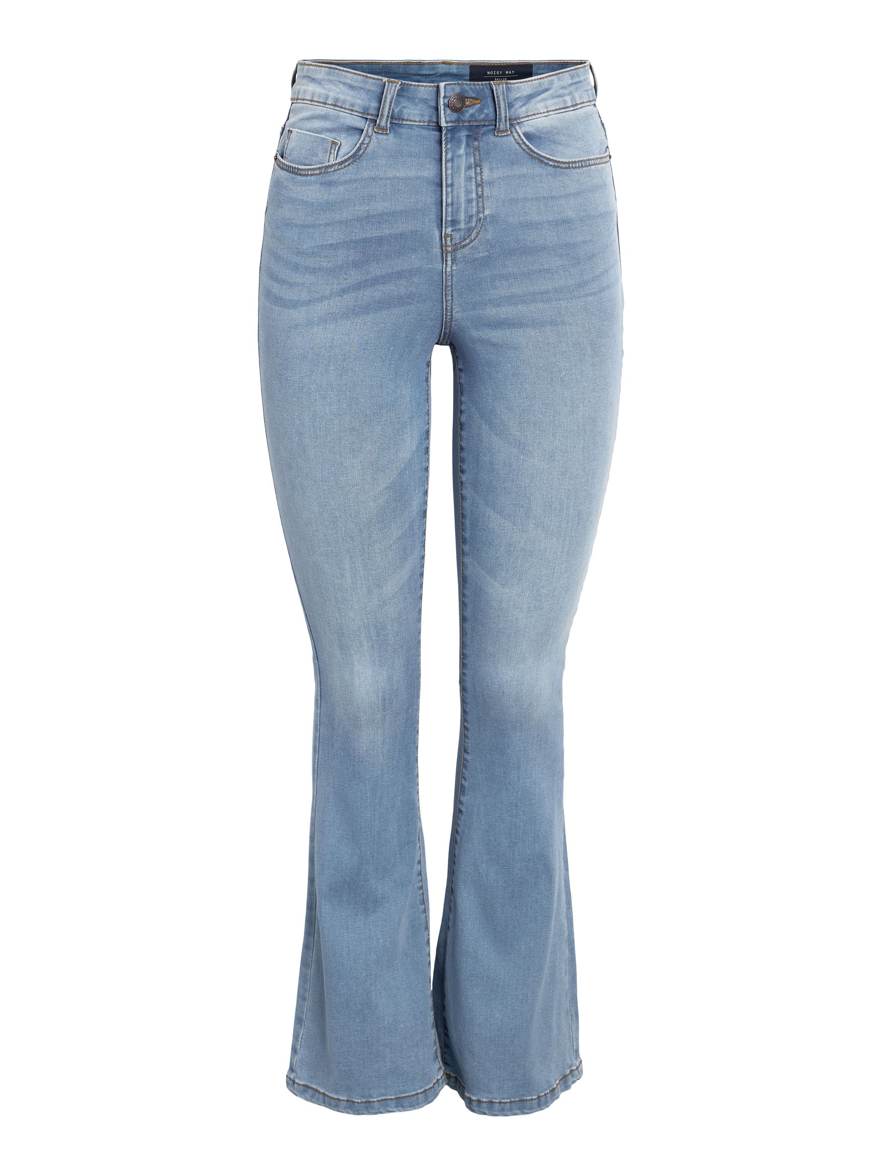 NMSALLIE FLARED JEANS | Blue | NOISY MAY®